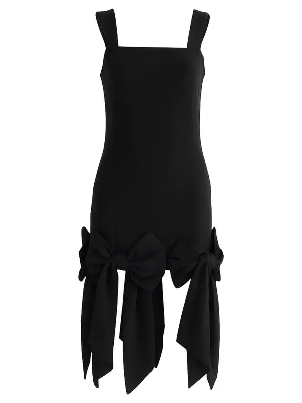 TULLEEN Bow-tail Dress - Black