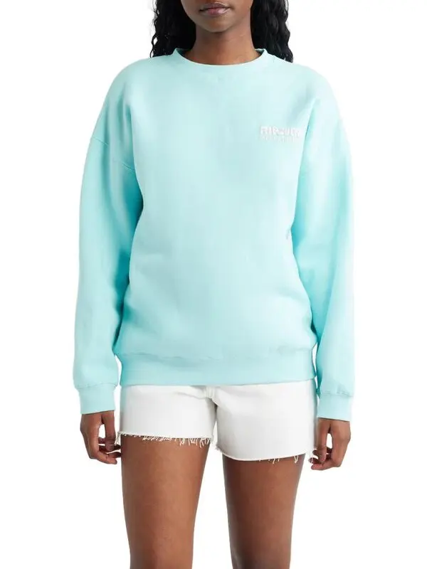 Rip Curl Cotton-blend Logo Sweatshirt - Light Sea Blue