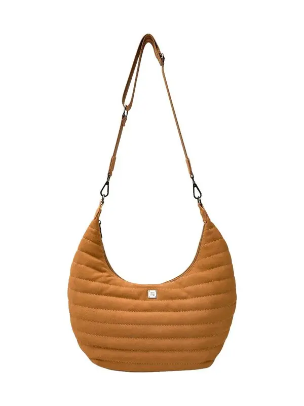 THINK ROYLN Moonstruck Shoulder Bag - Terracotta Suede