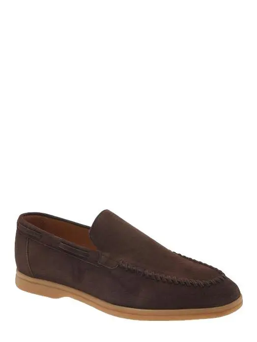 Eleventy Braided Suede Loafers - 25 Cacao