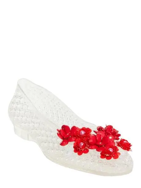 HEAVENLY JELLY Nova Jelly Ballet Flat - Clear