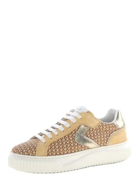 VOILE BLANCHE Lipari Piped Sneaker - Beige