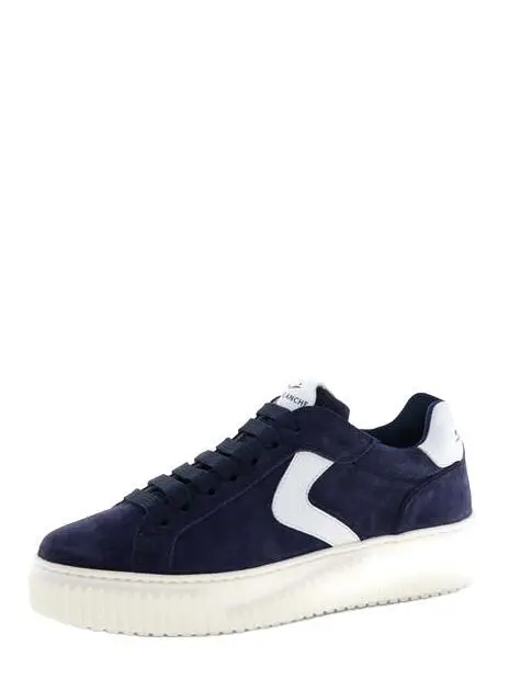 VOILE BLANCHE Lipari Piped Sneaker - Indigo White