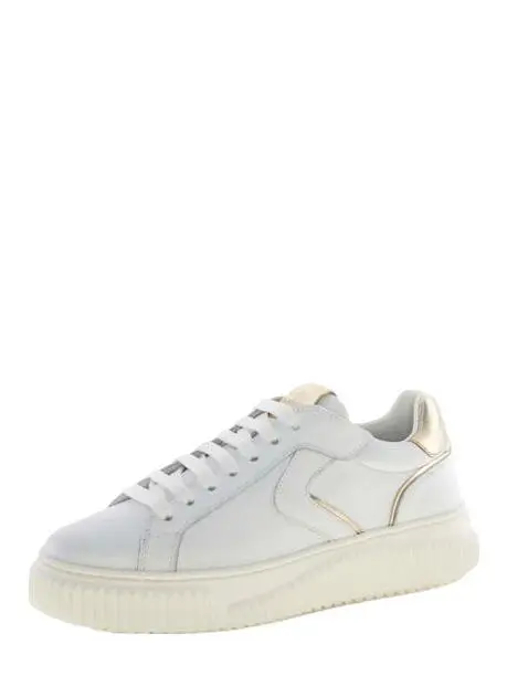 VOILE BLANCHE Lipari Piped Sneaker - White Platinum