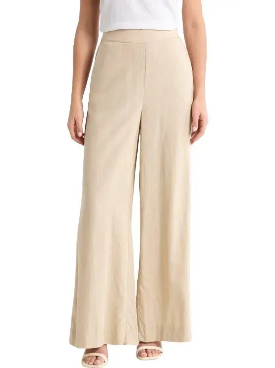Vince Camuto Wide Leg Pants - Camel