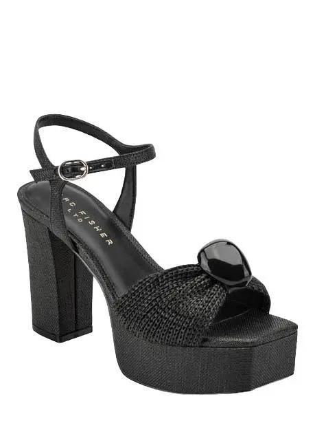 Marc Fisher Candey Platform Sandal - Black