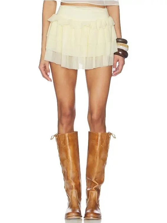 Majorelle Luna Skort - Lemon