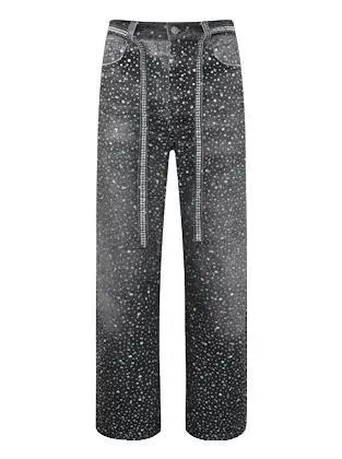 BIRTH OF ROYAL CHILD Diamond Boro Pant - Black