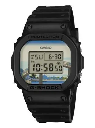 Casio G-shock Katsushika Hokusai Dw5600khfm251jr - Resin