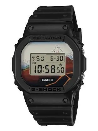 Casio G-shock Katsushika Hokusai Watch - Resin