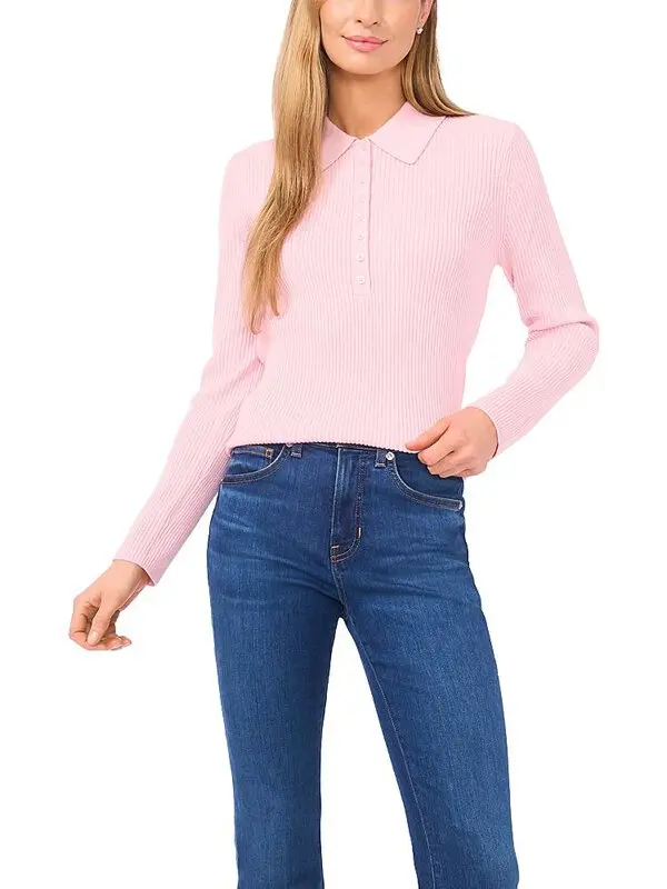Ted Baker London Collared Sweater - Charming Pink