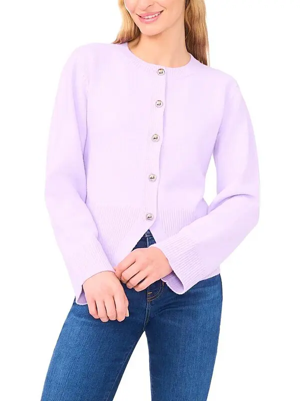 Ted Baker London Della Crewneck Cardigan - Periwinkle