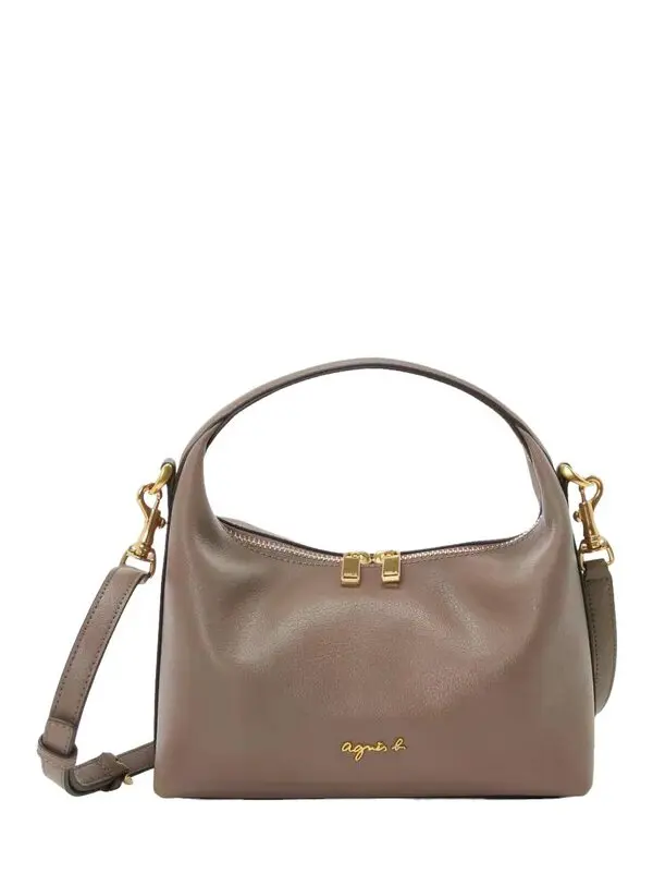 AGNÈS B. Christelle Zipped Leather Tote Bag - Brown