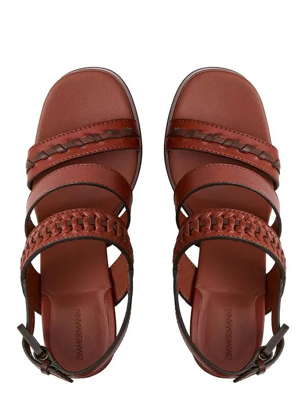 ZIMMERMANNWEAR Alchemy Platform 105 Sandals - Siena