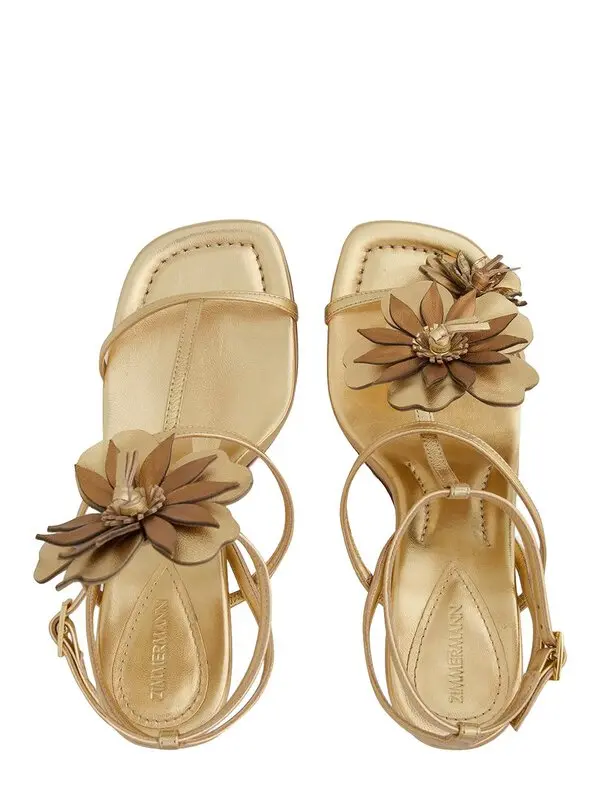 ZIMMERMANNWEAR Belara Sandal 85 - Gold
