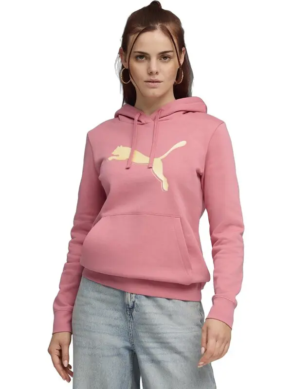 PUMA Essentials Pop Fleece Hoodie - Pink