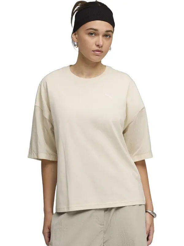 PUMA Her Oversized T-shirt - White