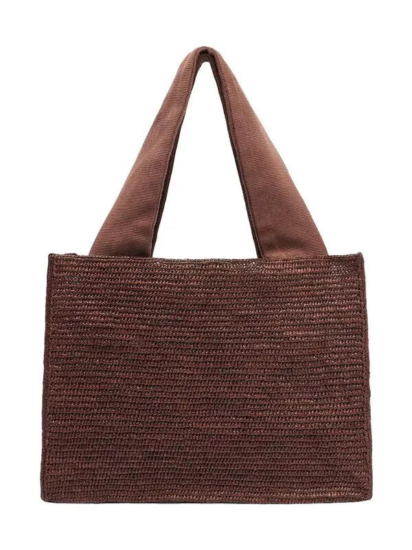 THE ROW Loretta Raffia Tote - Brown