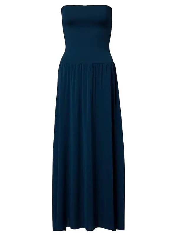 ERES Oda Crêpe Jersey Maxi Dress - Blue
