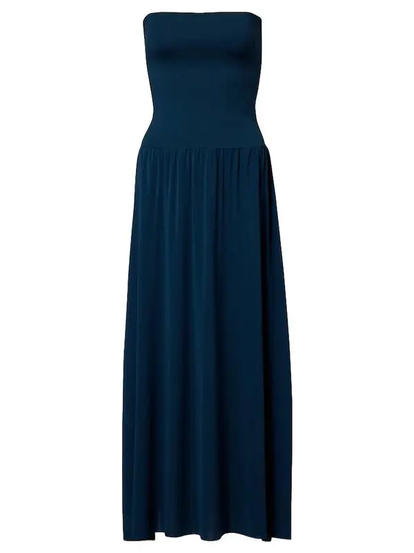 ERES Oda Crêpe Jersey Maxi Dress - Blue