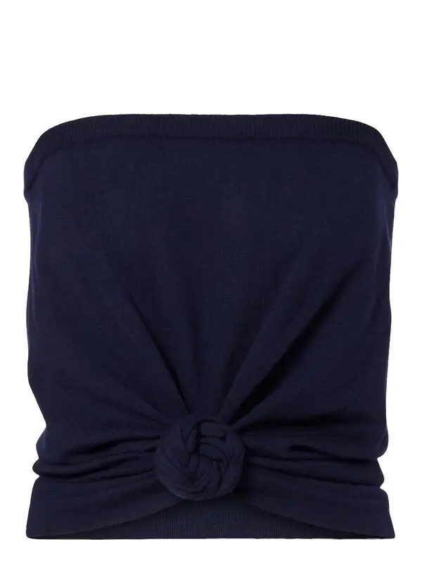 Magda Butrym Wool Top - Blue