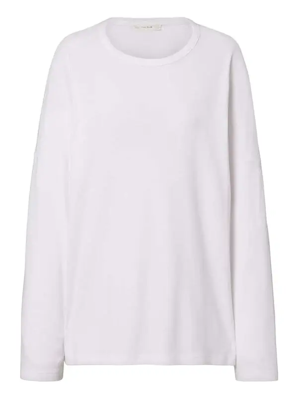 THE ROW Floris Cotton T-shirt - White