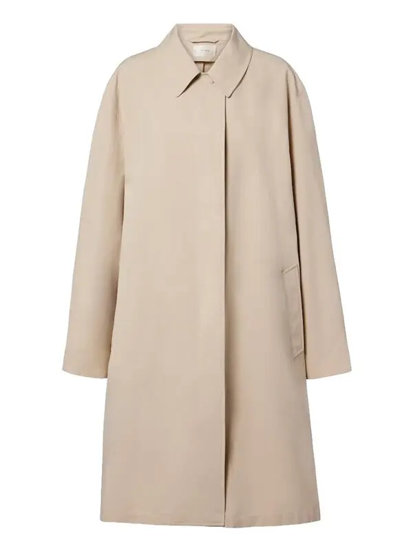 THE ROW Dayton Cotton Car Coat - Beige