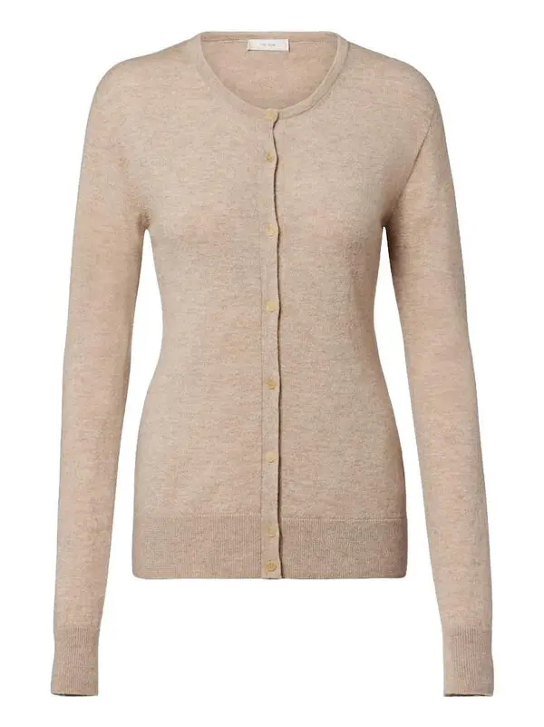 THE ROW Noelia Cashmere Cardigan - Beige