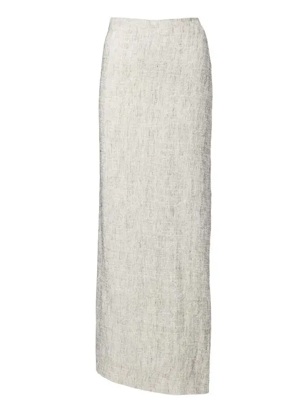THE ROW Blum Linen And Silk Maxi Skirt - White