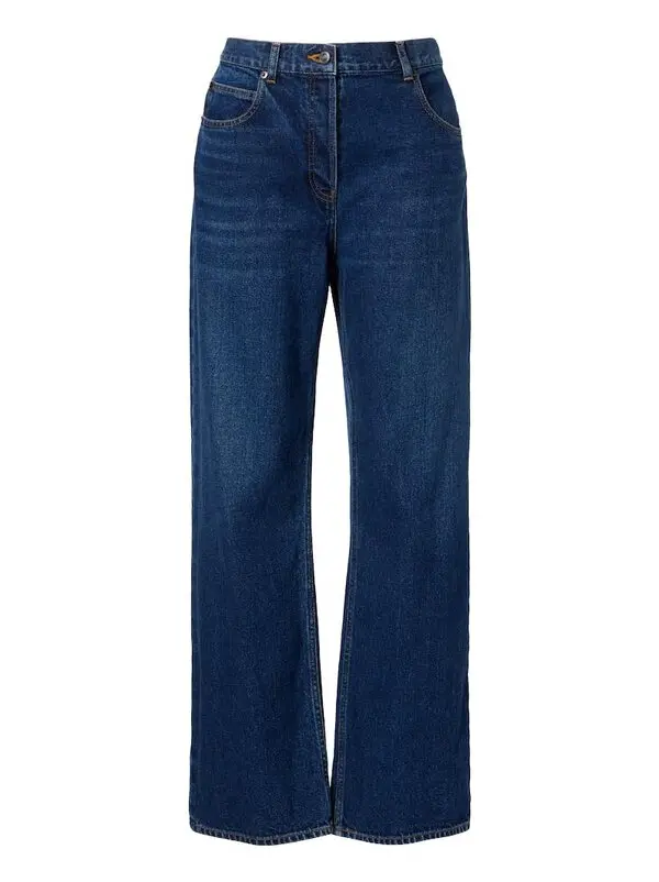 THE ROW Finbar Wide-leg Jeans - Blue