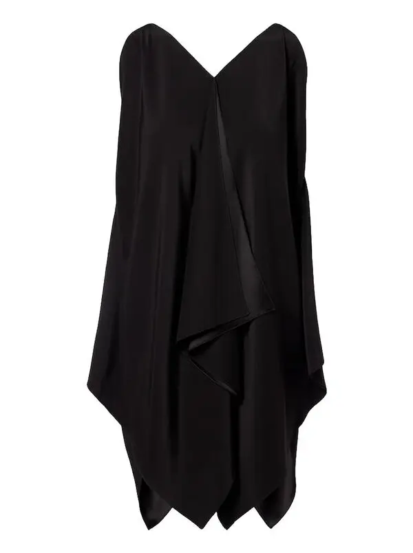 THE ROW Silk Satin Top - Black