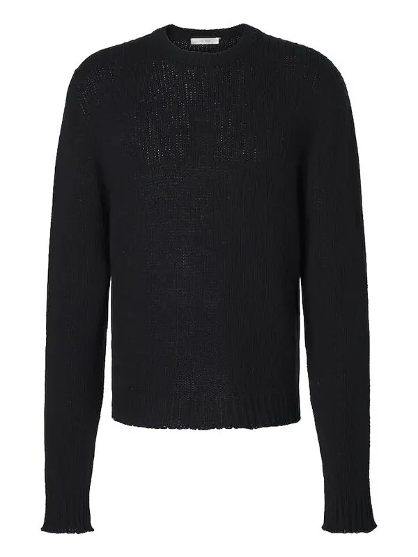 THE ROW Laing Silk Top - Black