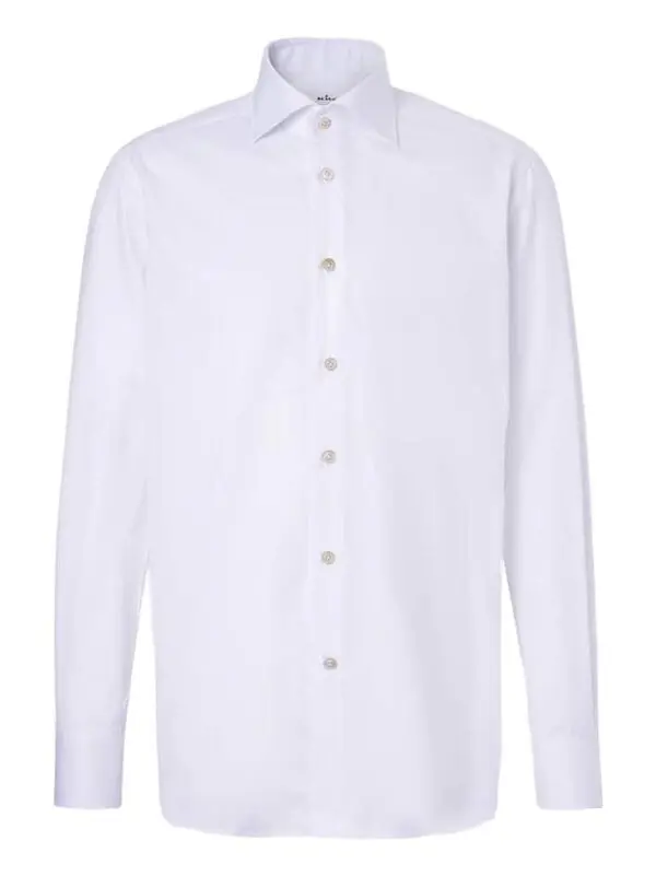 Kiton Cotton Poplin Shirt - White