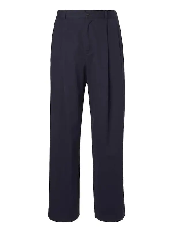 THE ROW Tibor Straight Pants - Blue