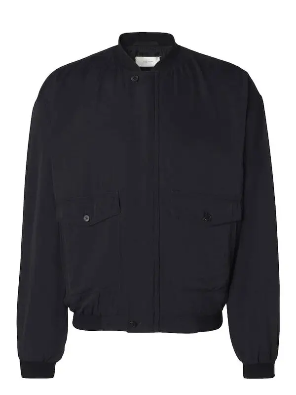 THE ROW Uma Silk Jacket - Black