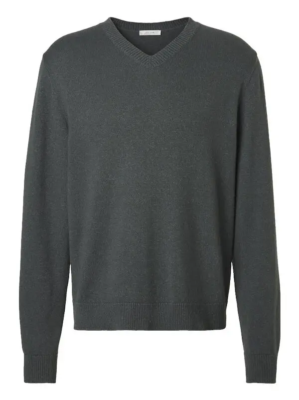 THE ROW Cashmere And Linen Sweater - Grey