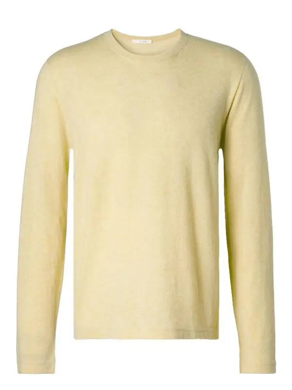 THE ROW Casas Cashmere Sweater - Yellow
