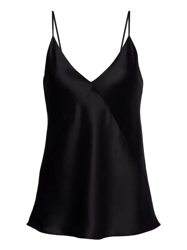 Max Mara Bacco Silk Camisole - Black