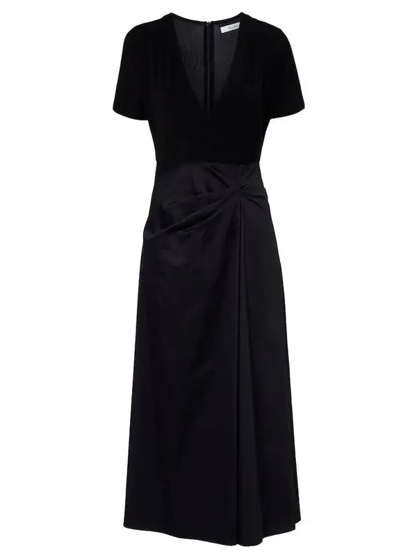 Max Mara Knitted Midi Dress - Black