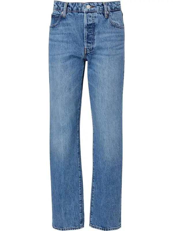 FRAME Essential Straight Leg Jeans - Blue