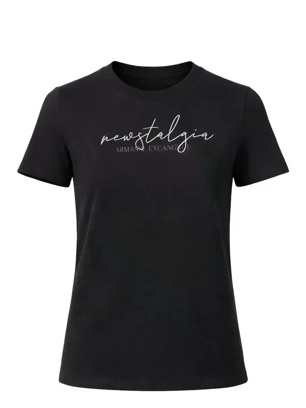 Armani Exchange Cotton T-shirt - Black
