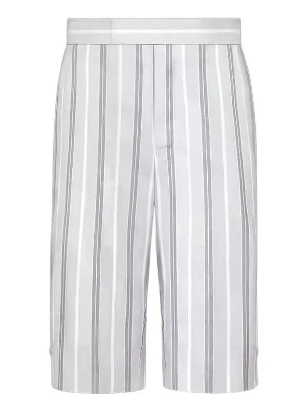 Thom Browne Striped Shorts - Grey