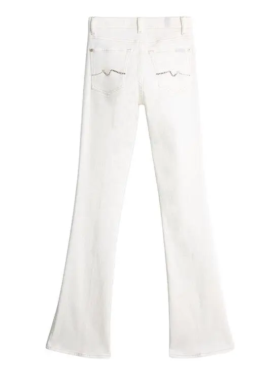 7 For All Mankind Bootcut Luxe Vintage Sugar - White