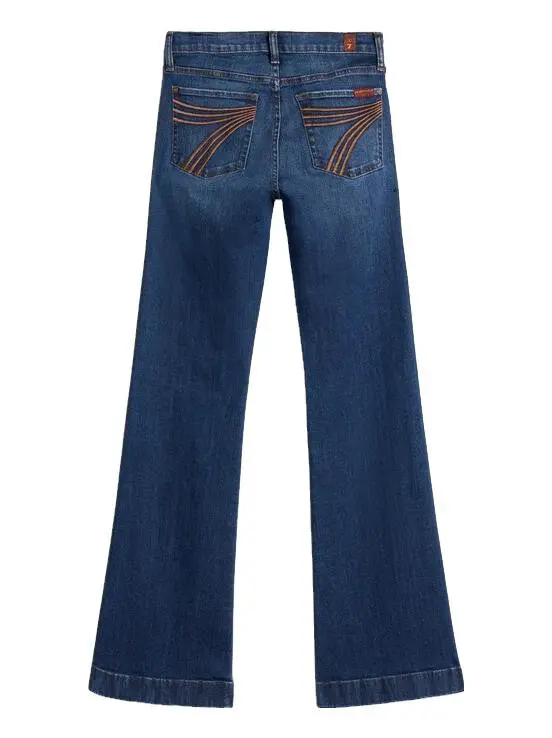 7 For All Mankind Dojo In Slim Illusion Loom - Denim