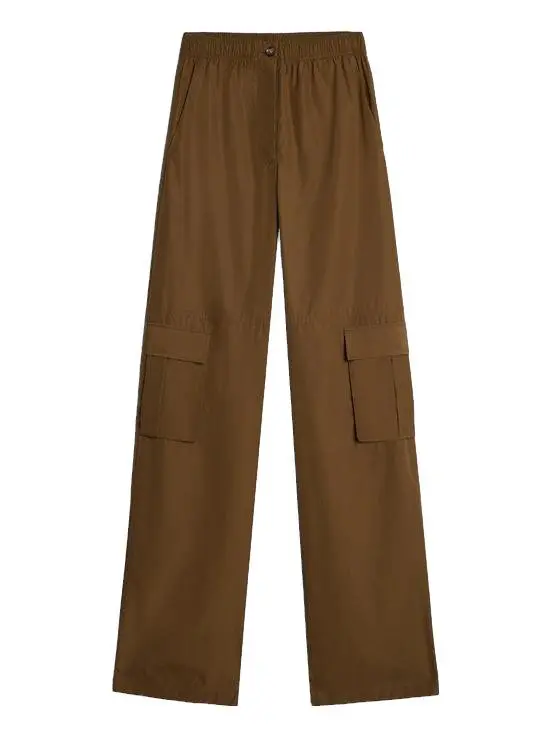 7 For All Mankind Cargo Wide Leg Pants - Brown