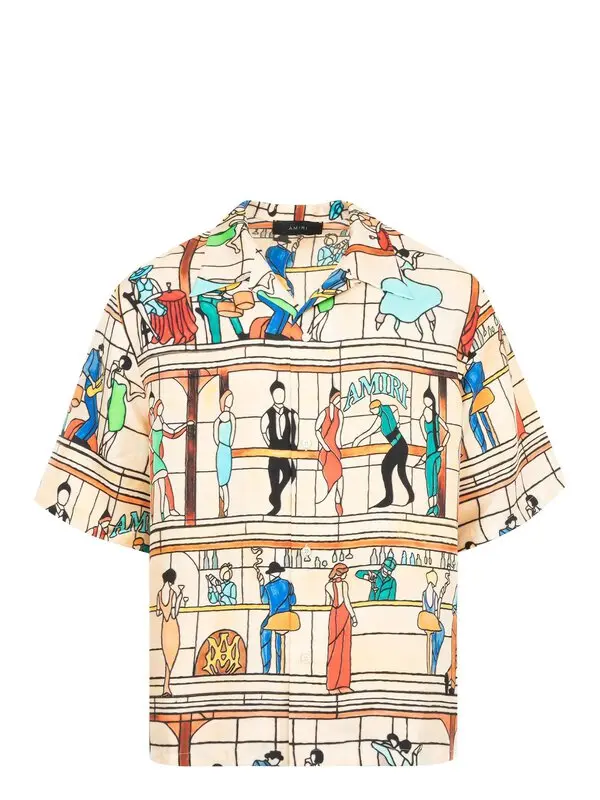Amiri Pool Hall Bowling Shirt - Multicolor