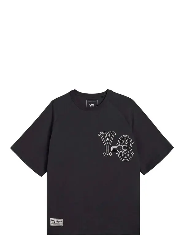 Y3 El5 Gfx Short-sleeve Tee - Black