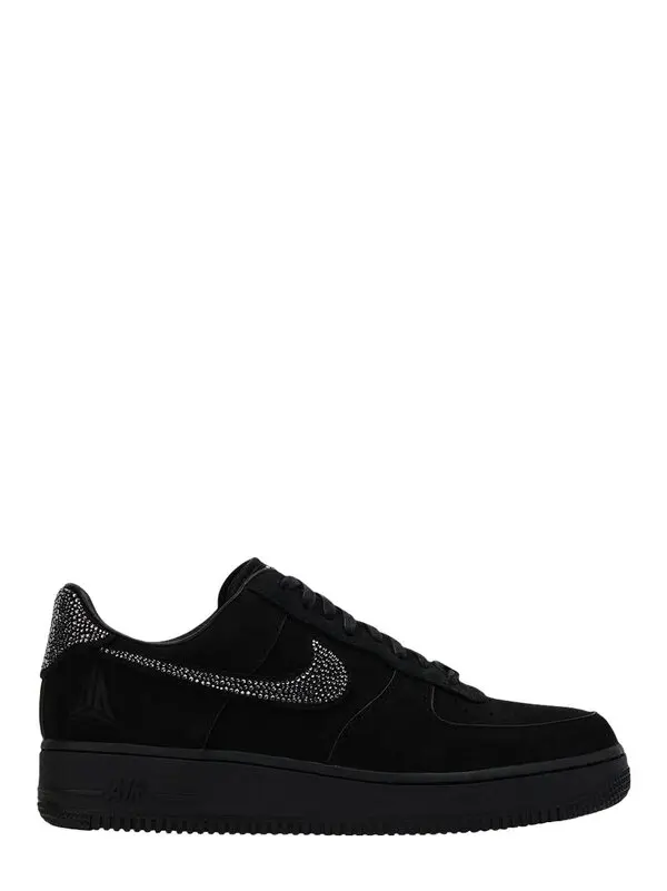 Nike Swarovski X Force 1 Low Gs Sneakers - Black