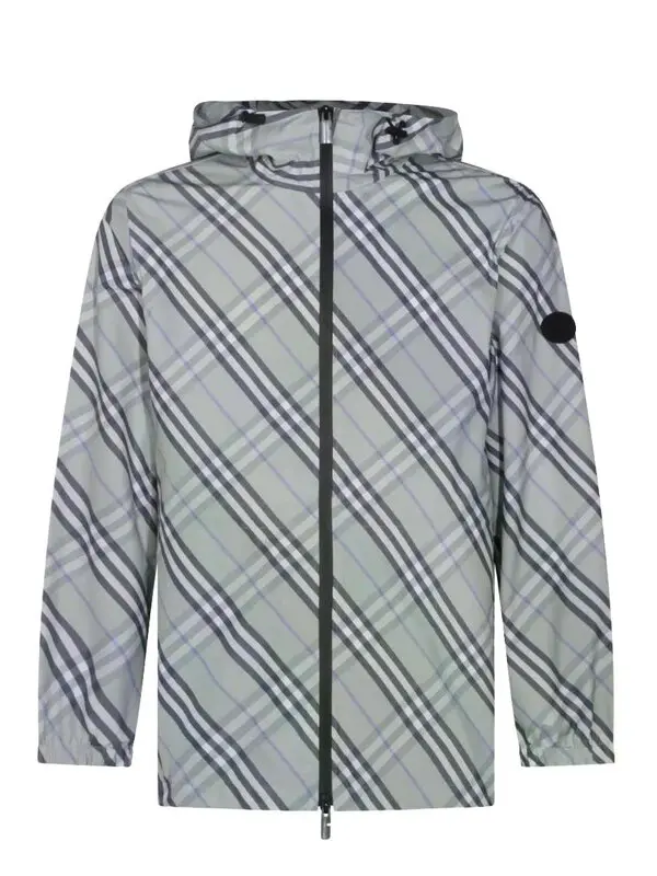 Burberry Hooded Jacket - Grey