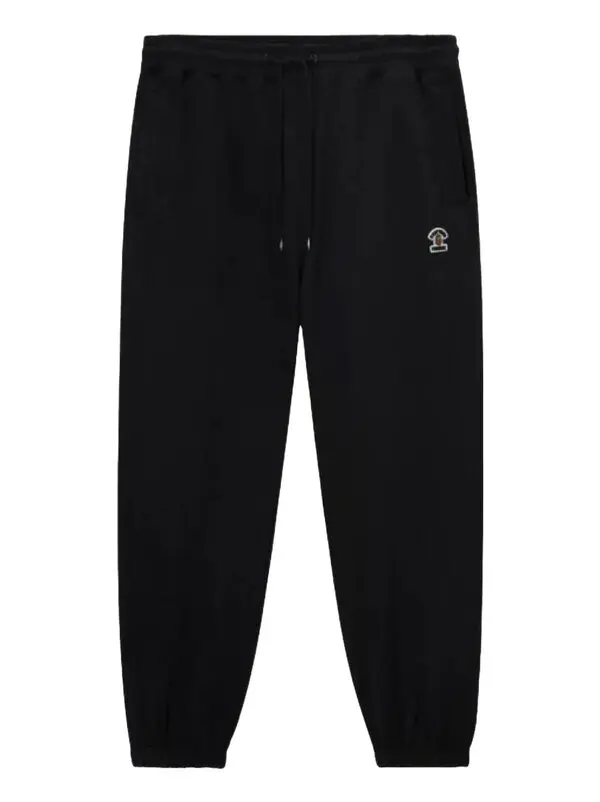 FINGERCROXX Elasticated-cuffs Track Pants - Black